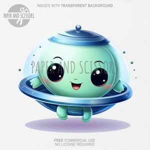 Cute Baby Space Clipart, Space Watercolor, Cute Astronaut , Children ...
