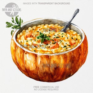 25 Pumpkin Dishes Clipart, Pumpkin Spice Dessert PNG, Thanksgiving Food ...