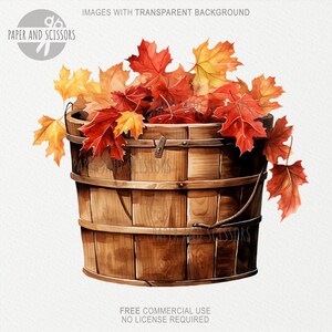 400+ Autumn PNG Printables, Fall Clipart Bundle, October, Watercolor ...