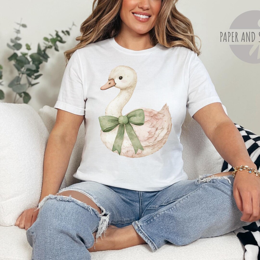 Cottagecore Duck Clipart, Spring PNG, Rustic Farm, Easter Illustration ...