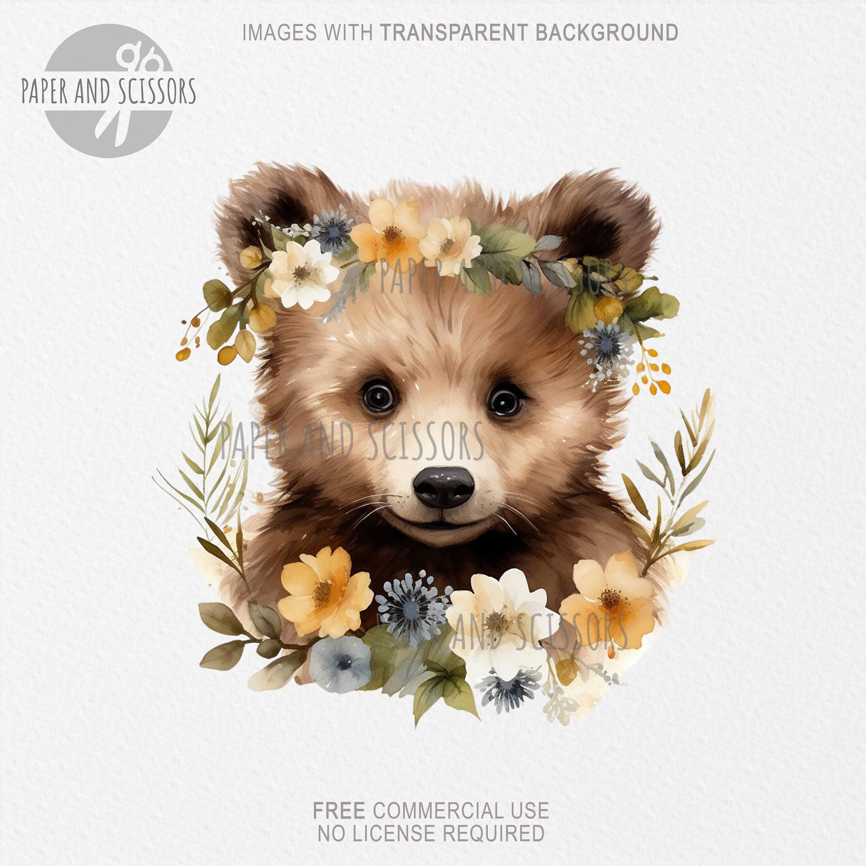 10 Spring Woodland Animals Clipart, Baby Animals PNG, Woodland ...