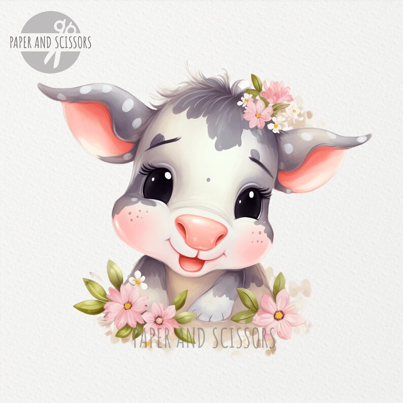 Baby Farm Animals Clipart, Baby Farm Animals PNG, Animals Illustration ...