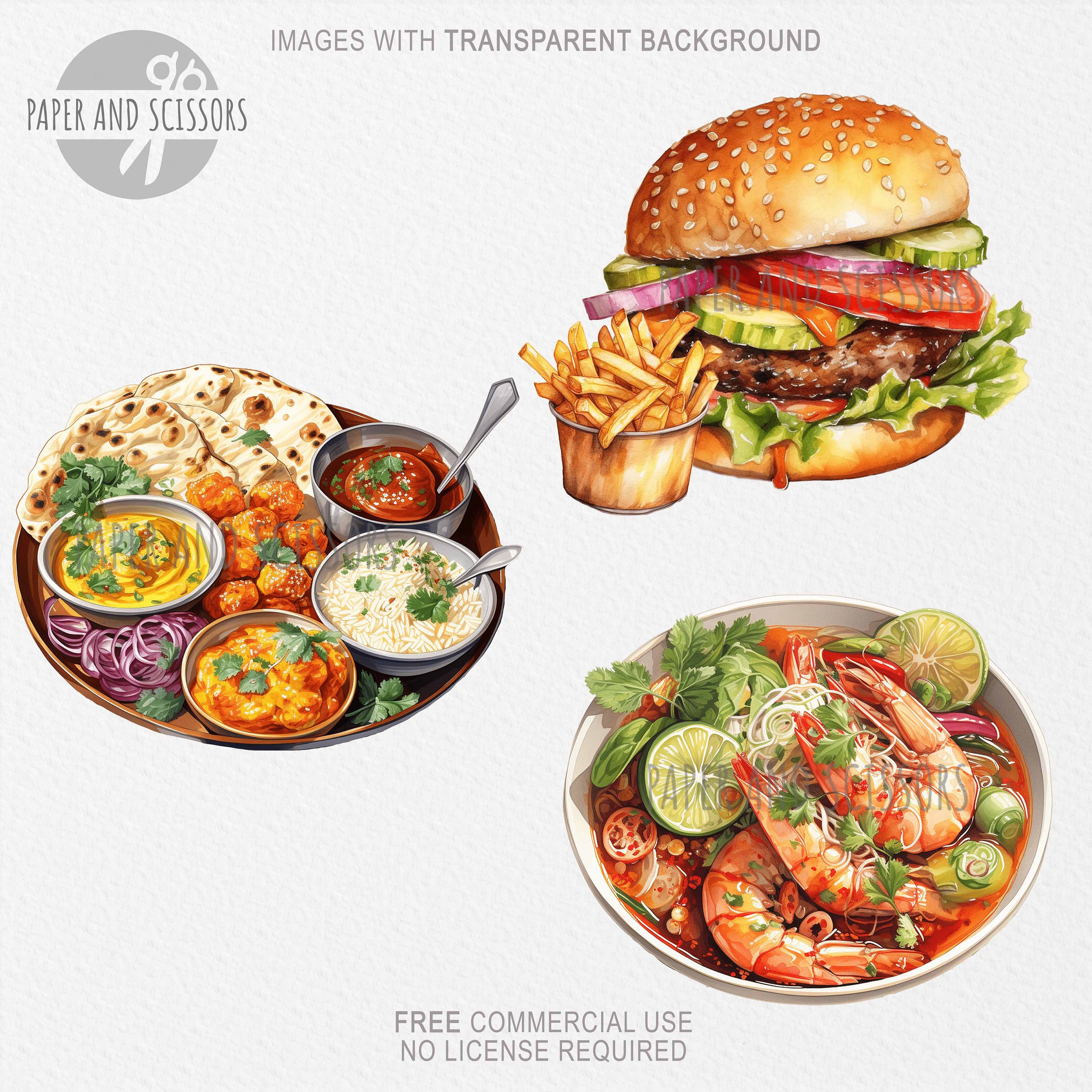 1500+ Food & Drinks PNG Images, Food Clipart Bundle, Drink PNG ...