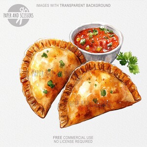 20 Latin Dish Cliparts, Latin American Food, Mexican Watercolor Recipe ...