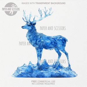 10 Animal Ice Sculpture Cliparts, Winter PNG, Arctic Animals ...