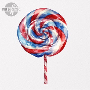 25 Independence Day Desserts Clipart, 4th of July PNG, Donut ...