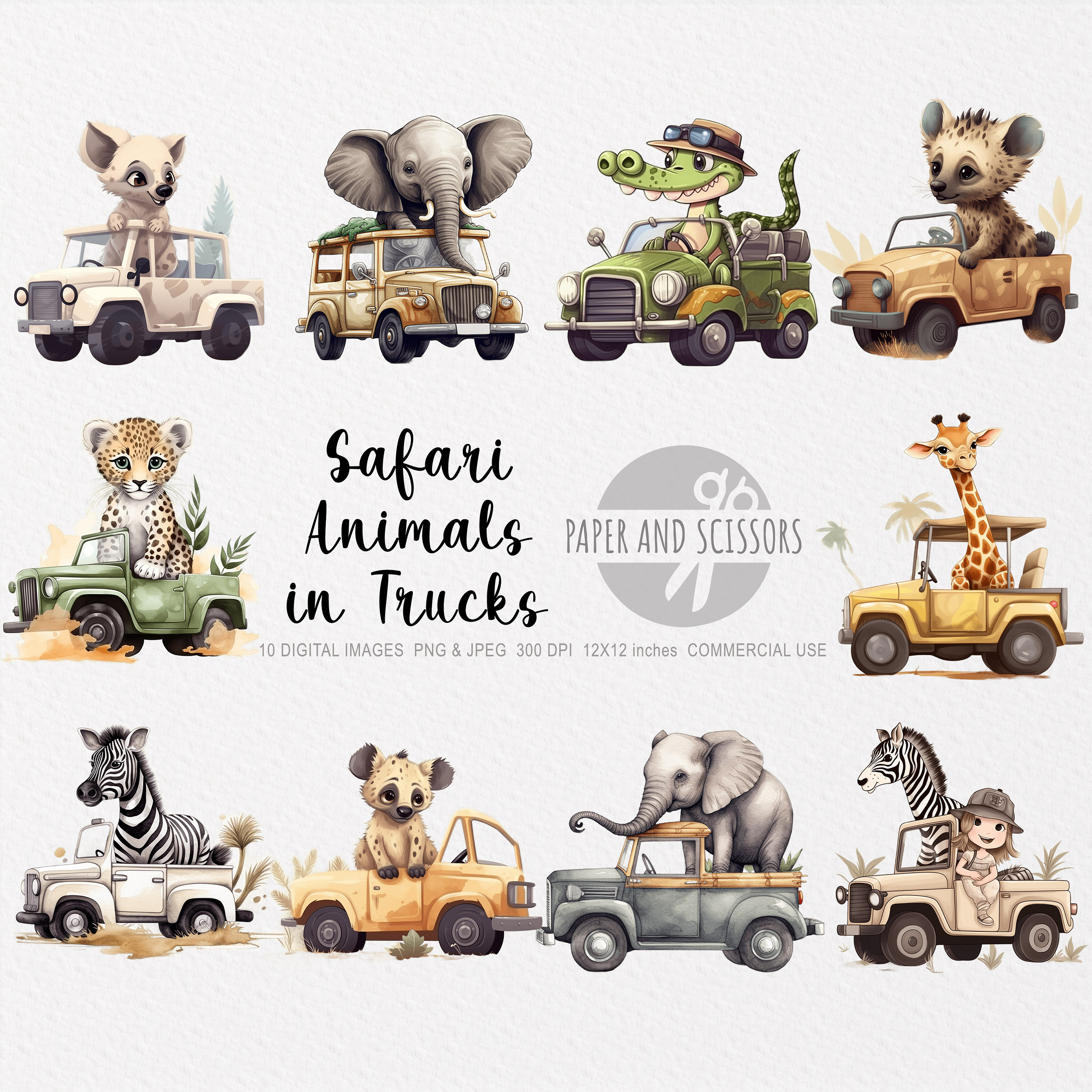 Safari Truck Clip Art