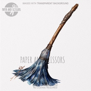 15 Witch Hats & Brooms Clipart, Witch PNG, Witch Clipart, Witch Broom ...