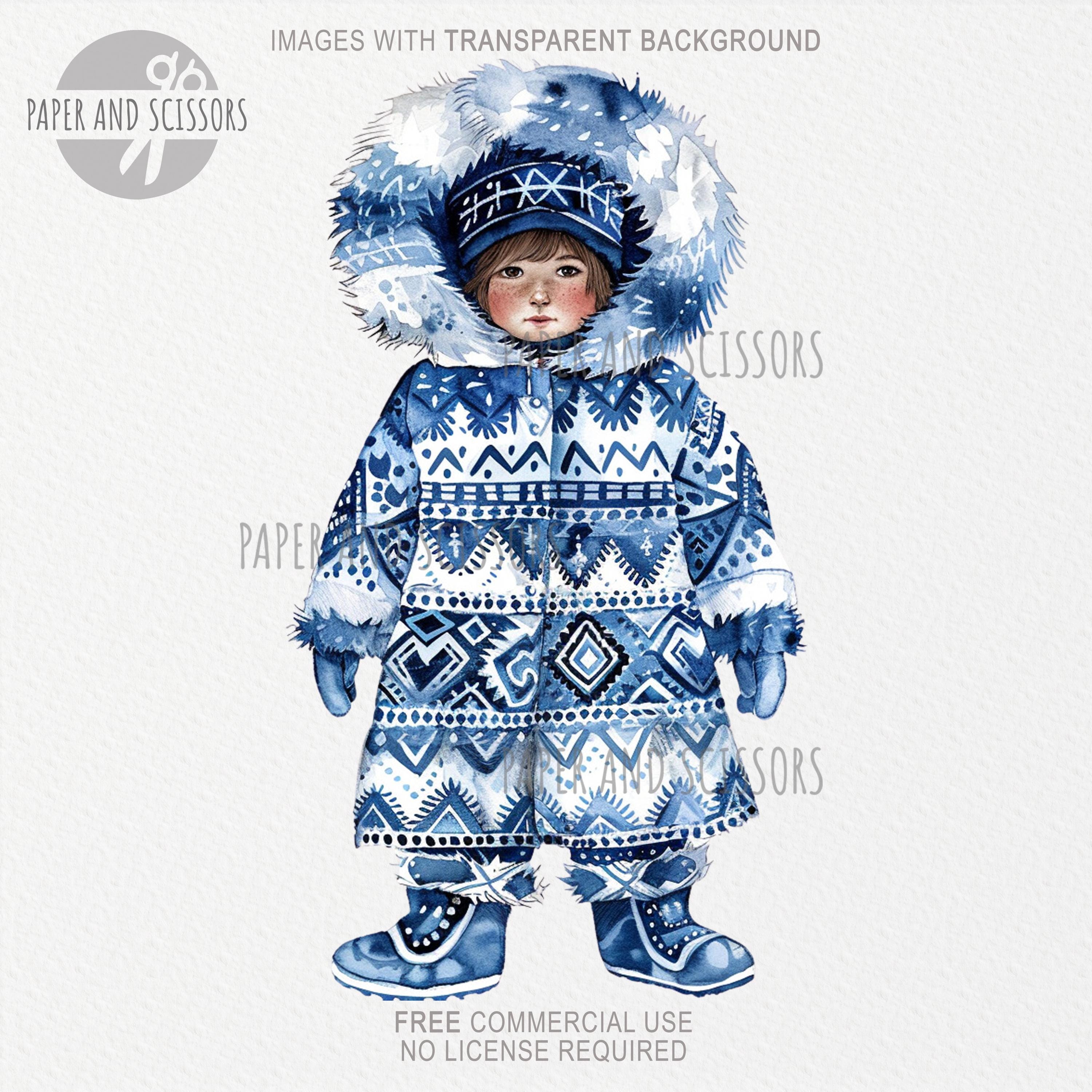 20 Nordic Winter Cliparts, Cozy Xmas PNG, Bluey, Hygge, Scandinavian ...