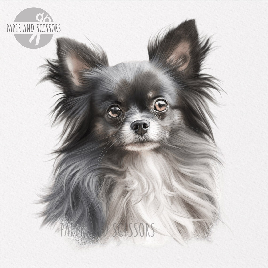 Long-haired Chihuahua Clipart, Long-haired Chihuahua PNG, Chihuahua ...