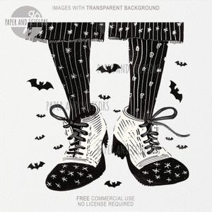 10 Witch Shoes Clipart, Halloween PNG, Spooky Decor, Witchy Stickers ...