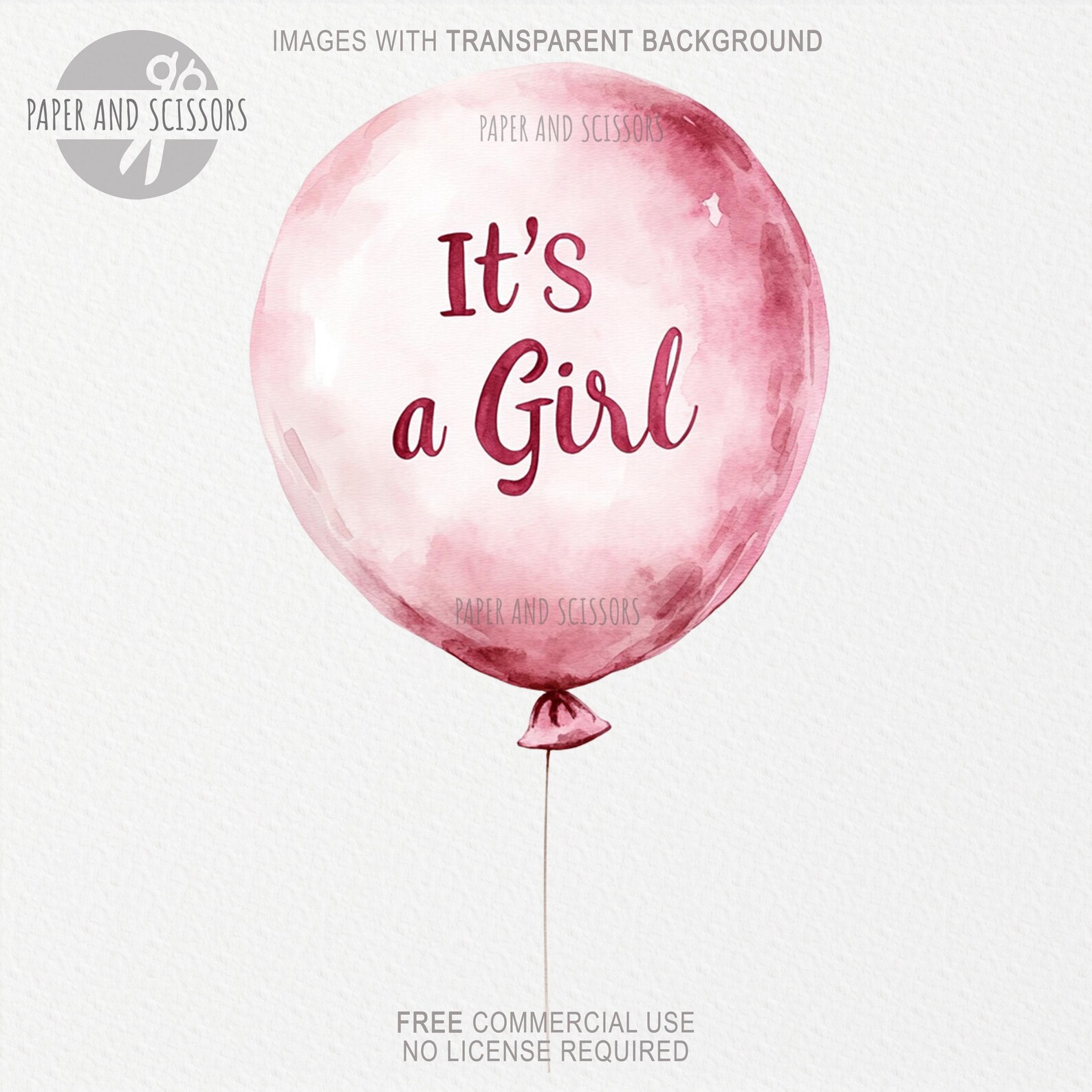 35 Newborn Baby Girl Pink Watercolor Clipart, Nursery PNG, Baby Shower ...