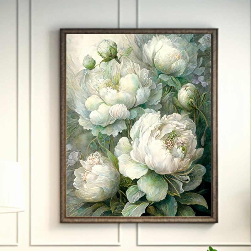 Peony Art - Etsy