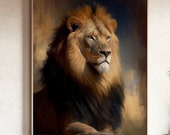 Printable Wall Art King of the Jungle Jungle Art Print Wall - Etsy