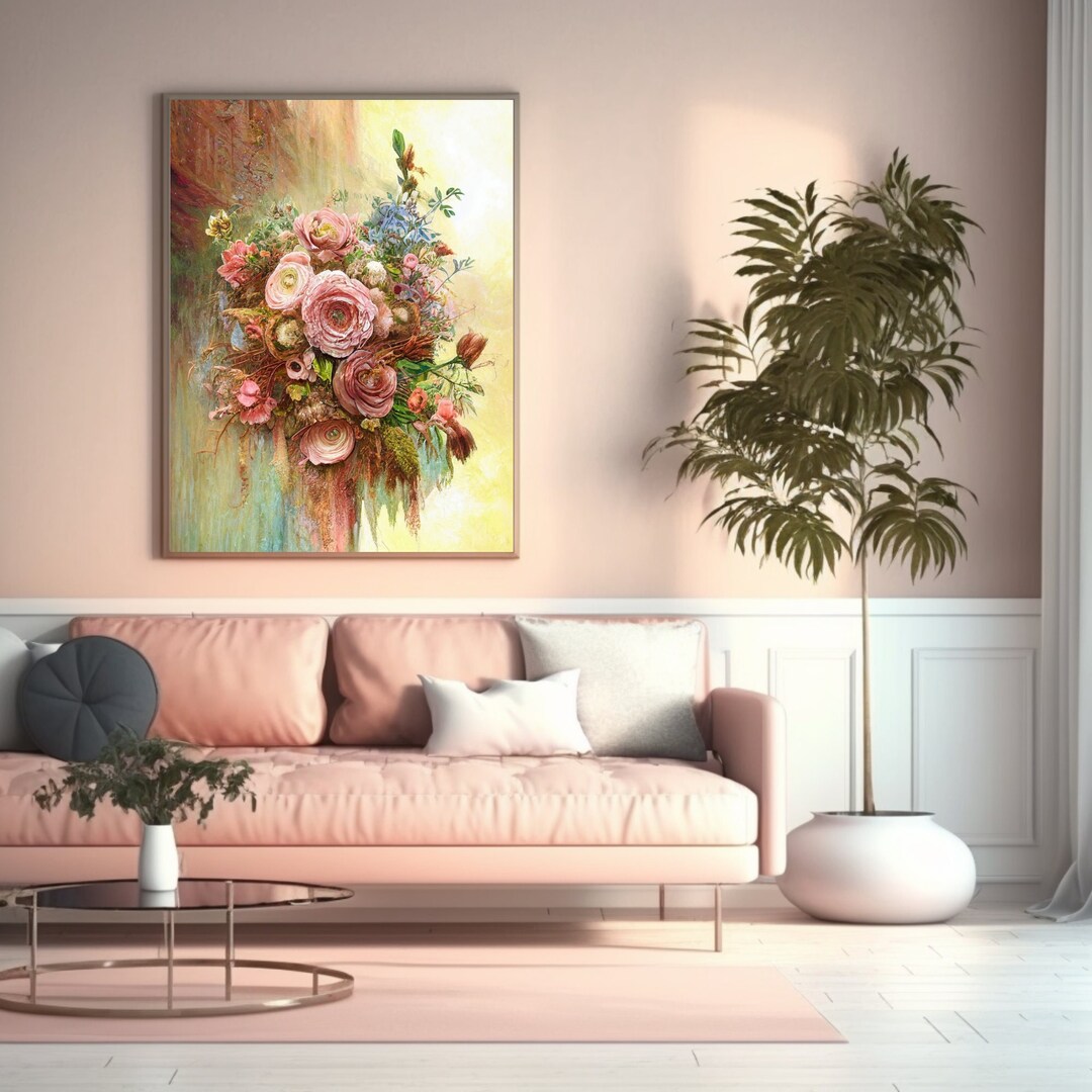 Printable Floral, Coquette Room Decor, Girly Wall Art, Cottagecore Room ...