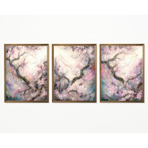 Printable Art, 3 Piece Wall Art, Coquette Room Decor, Cottagecore Art ...