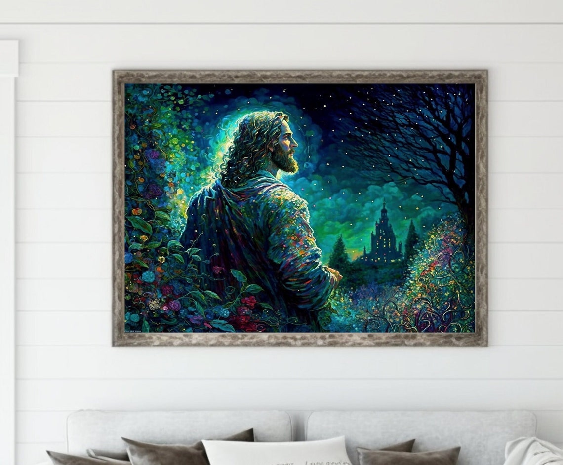 Printable Wall Art the Light of the World Christian Wall - Etsy