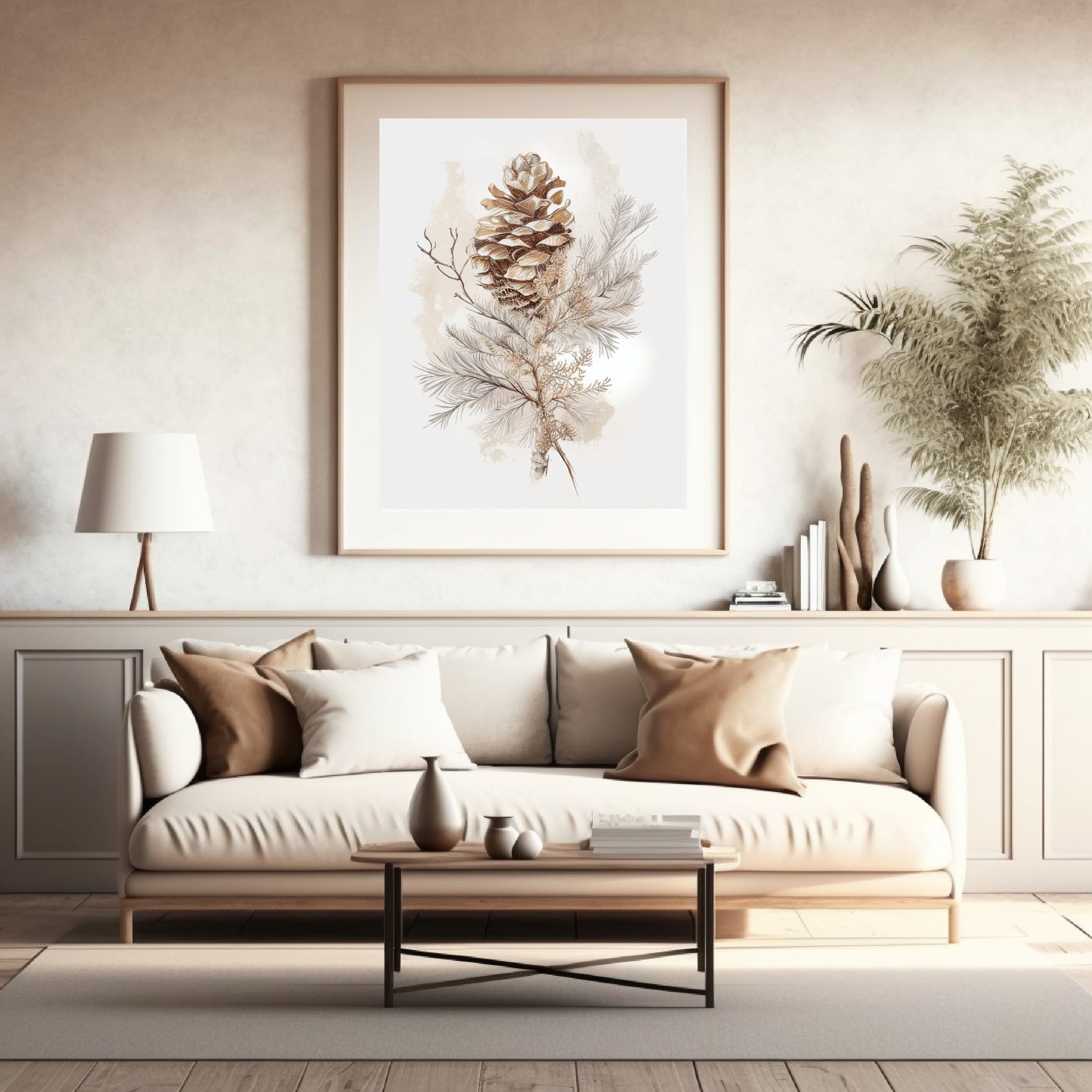 Printable Art, Pinecone, Granola Girl Aesthetic, Cottage Core Room ...