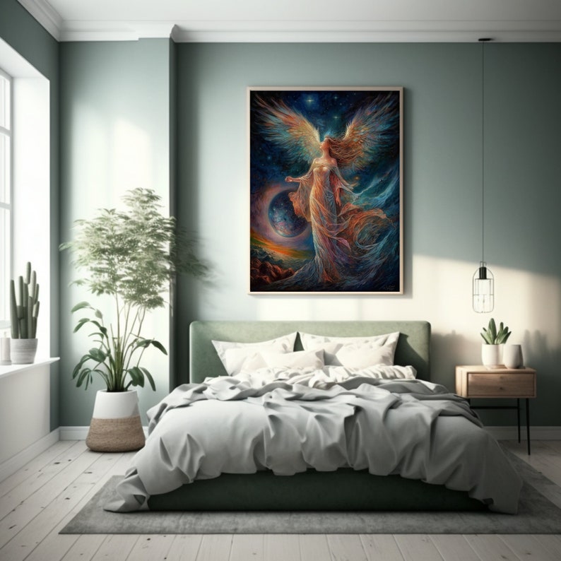 Printable Wall Art Seraphim Biblical Angel Christian - Etsy