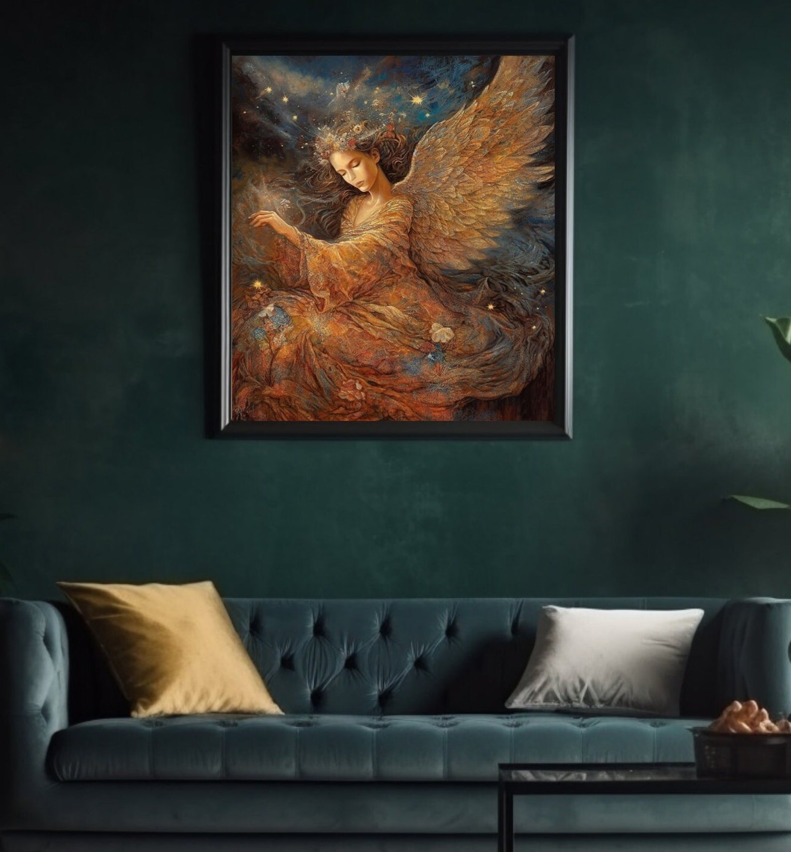 Printable Wall Art Seraphim Biblical Angel Christian - Etsy