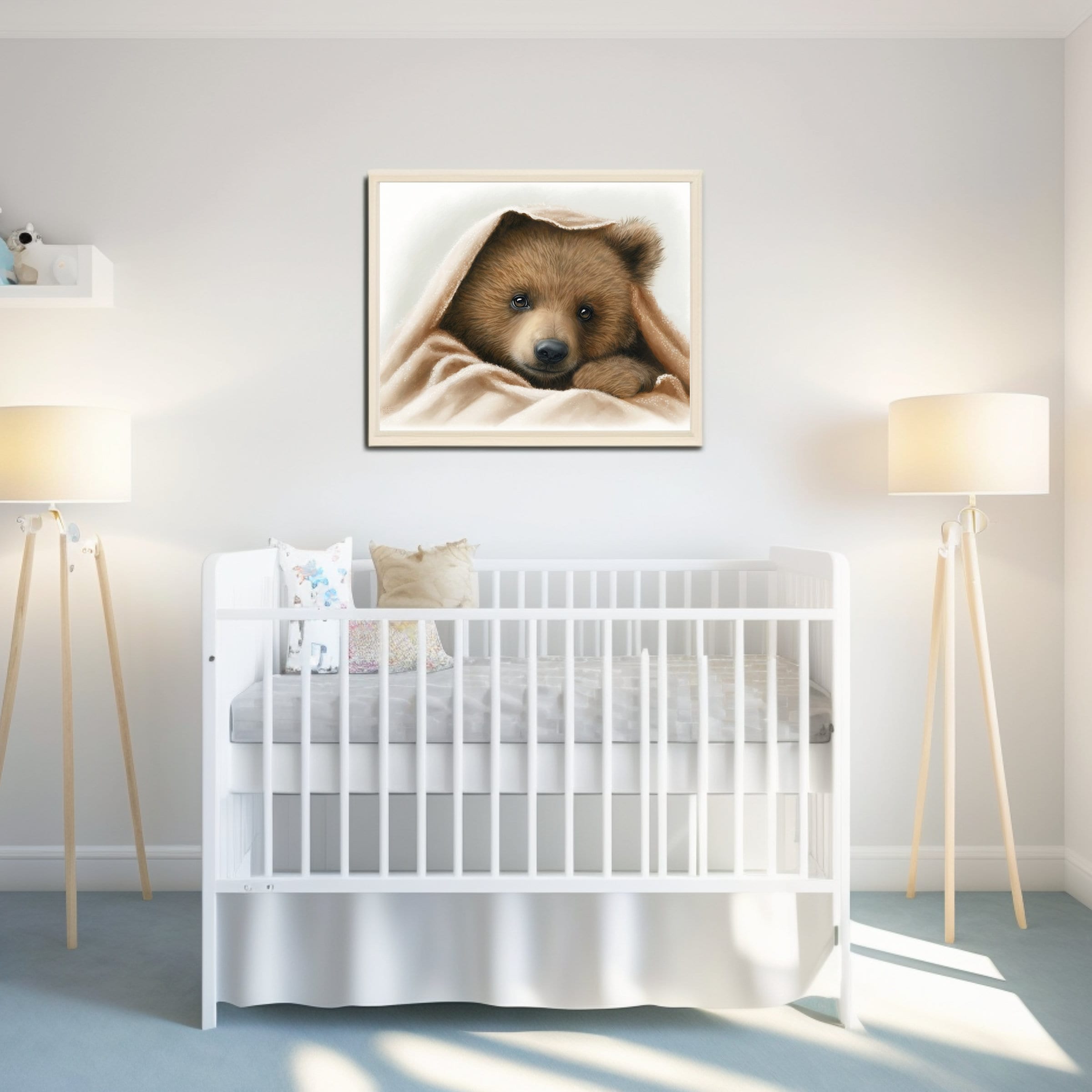 Printable Wall Art, Teddy Bear Nursery Wall Art, Bear Nursery Decor ...