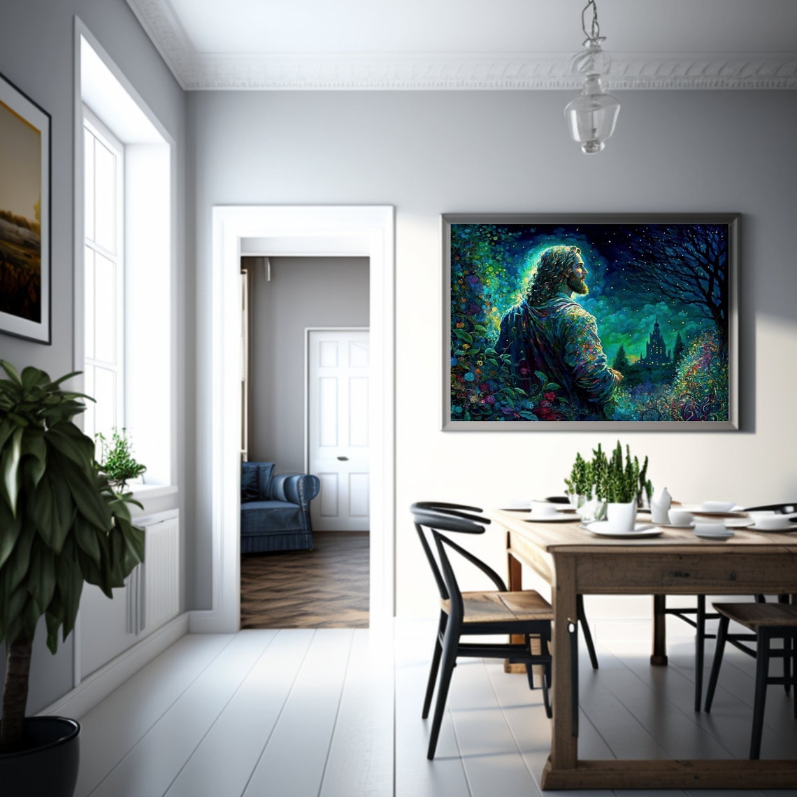 Printable Wall Art the Light of the World Christian Wall - Etsy