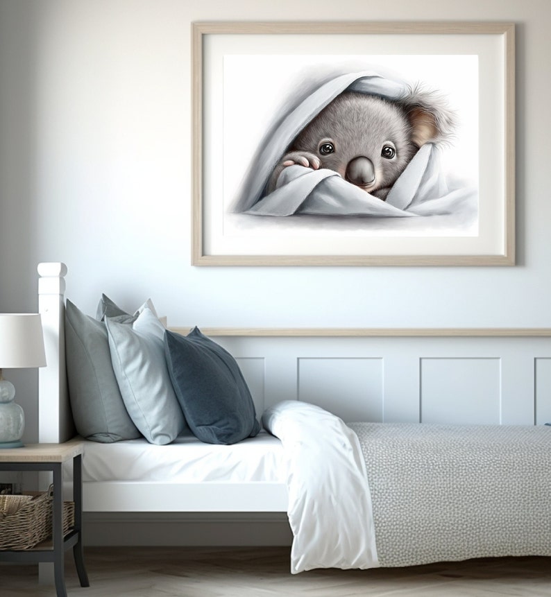 Printable Art Cute Koala Bear Art Koala Nursery Print Koala - Etsy