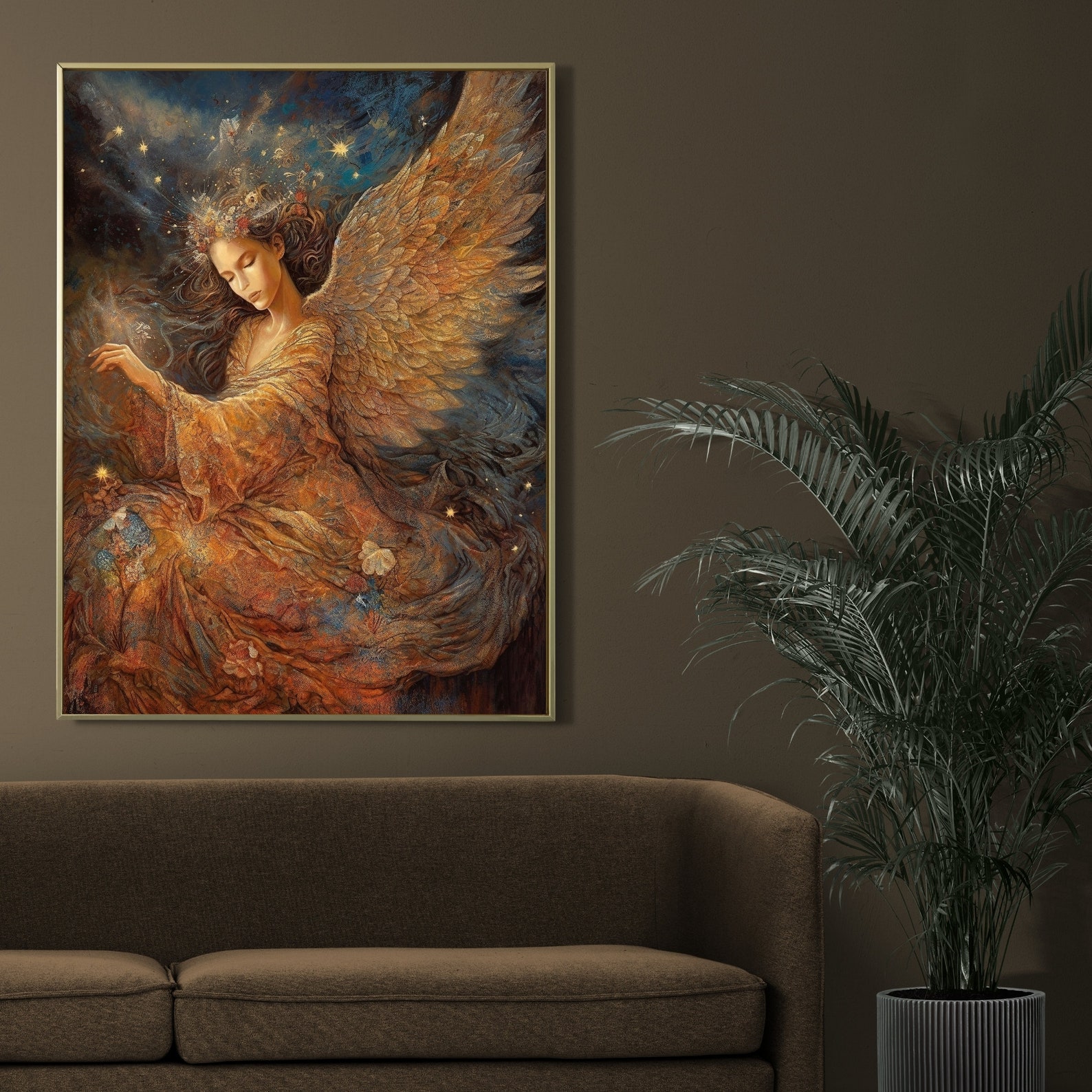 Printable Wall Art, Seraphim, Biblical Angel, Christian Artwork ...