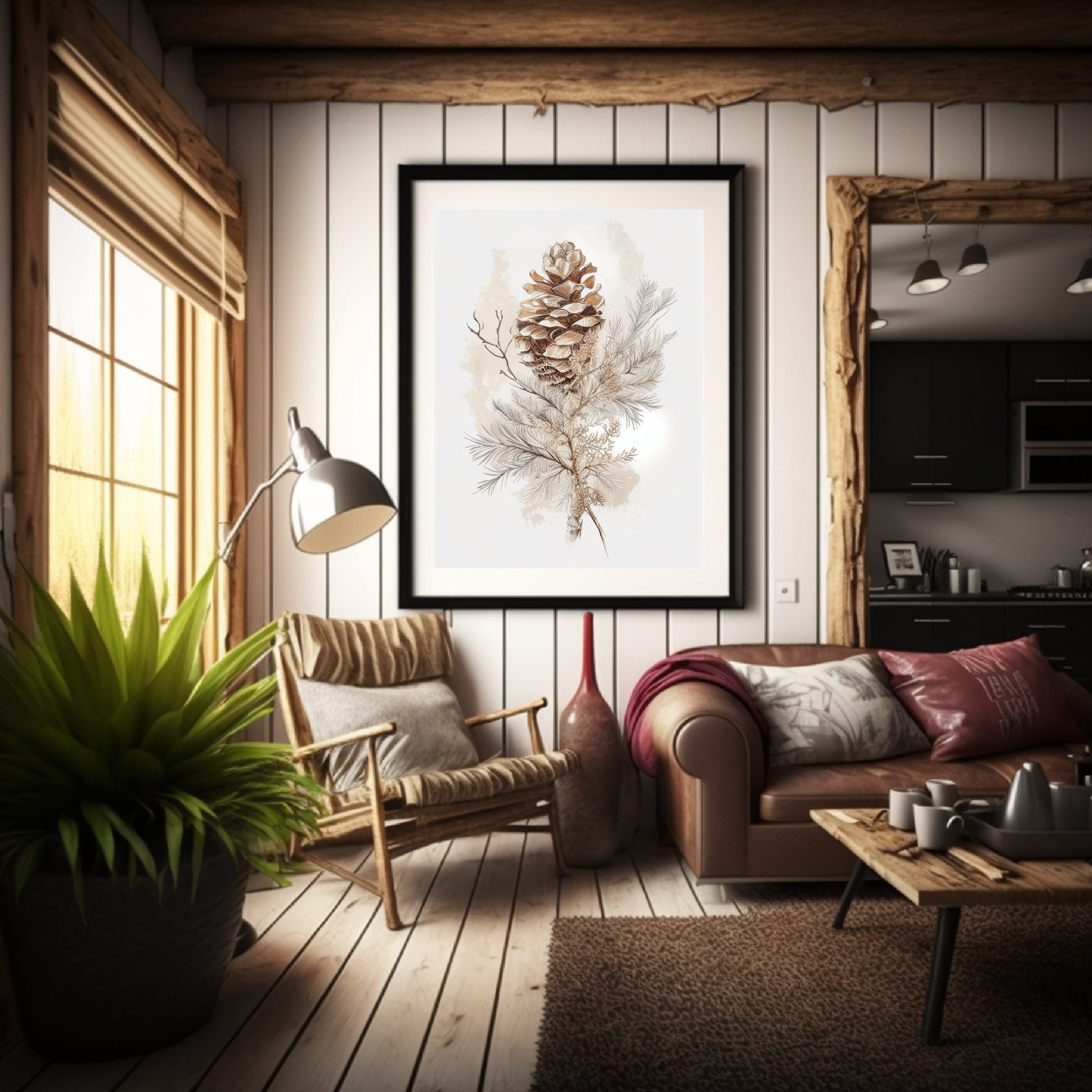 Printable Art, Pinecone, Granola Girl Aesthetic, Cottage Core Room ...