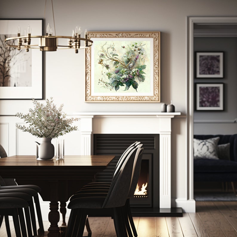 Printable Art, Sage Green Wall Art (2), Greenery Wall Art, Bloomcore ...