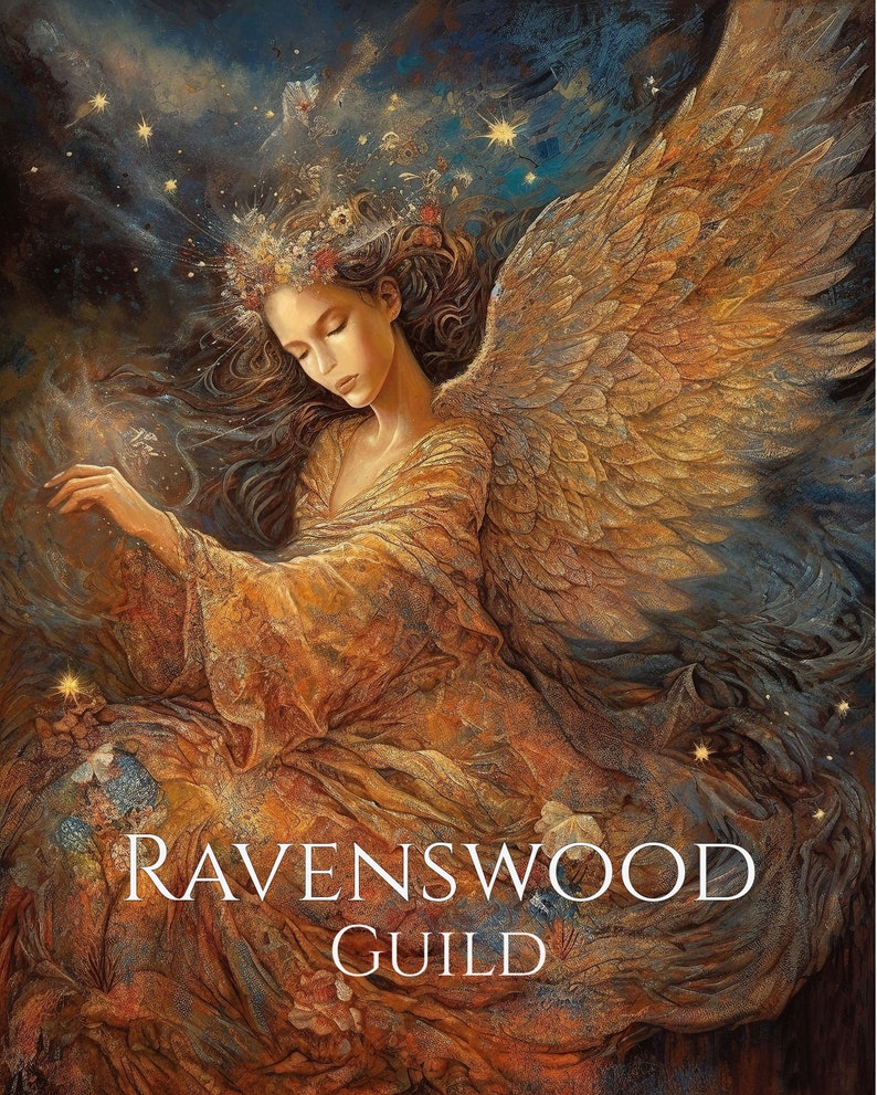 Printable Wall Art, Seraphim, Biblical Angel, Christian Artwork ...