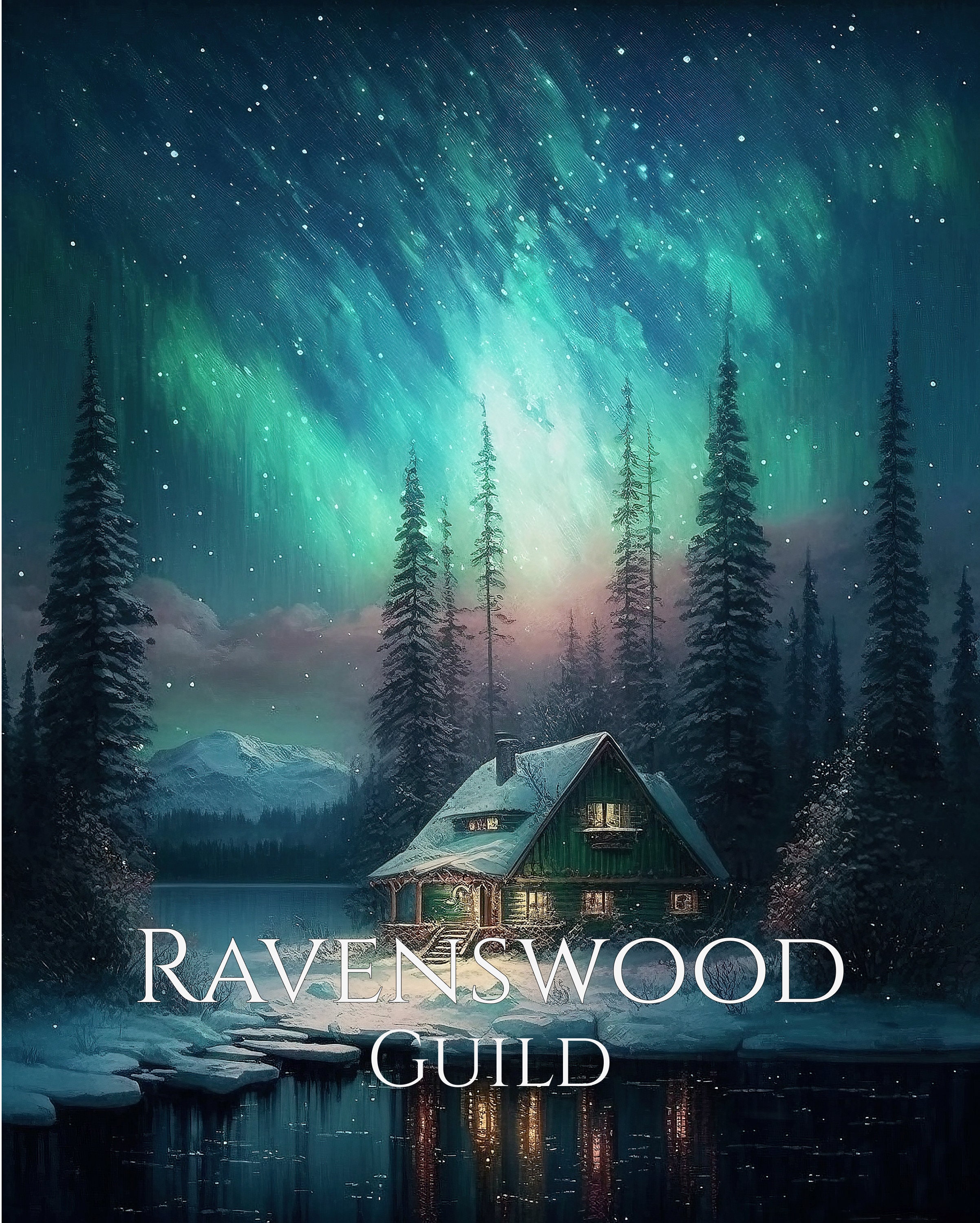 Printable Wall Art, Northern Lights Art, Cabin Art, Aurora Borealis ...