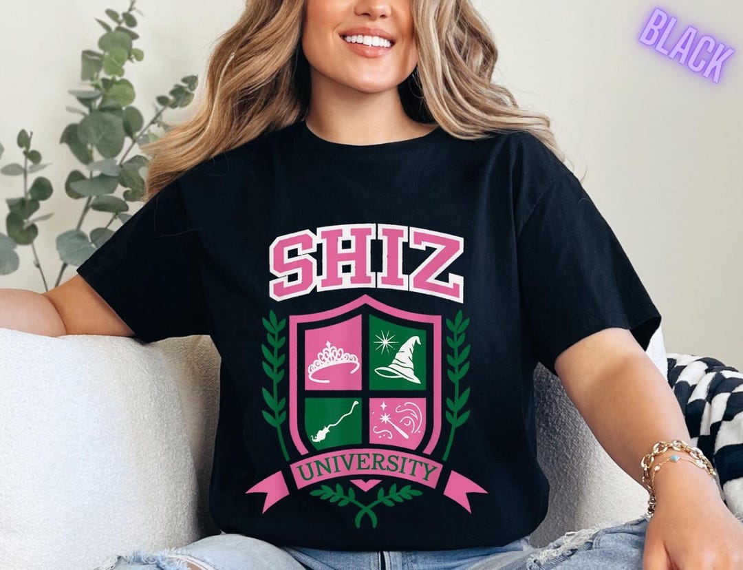 Shiz University Sweatshirt, Wicked Shirt, Wizard Shiz Uni Shirt ...