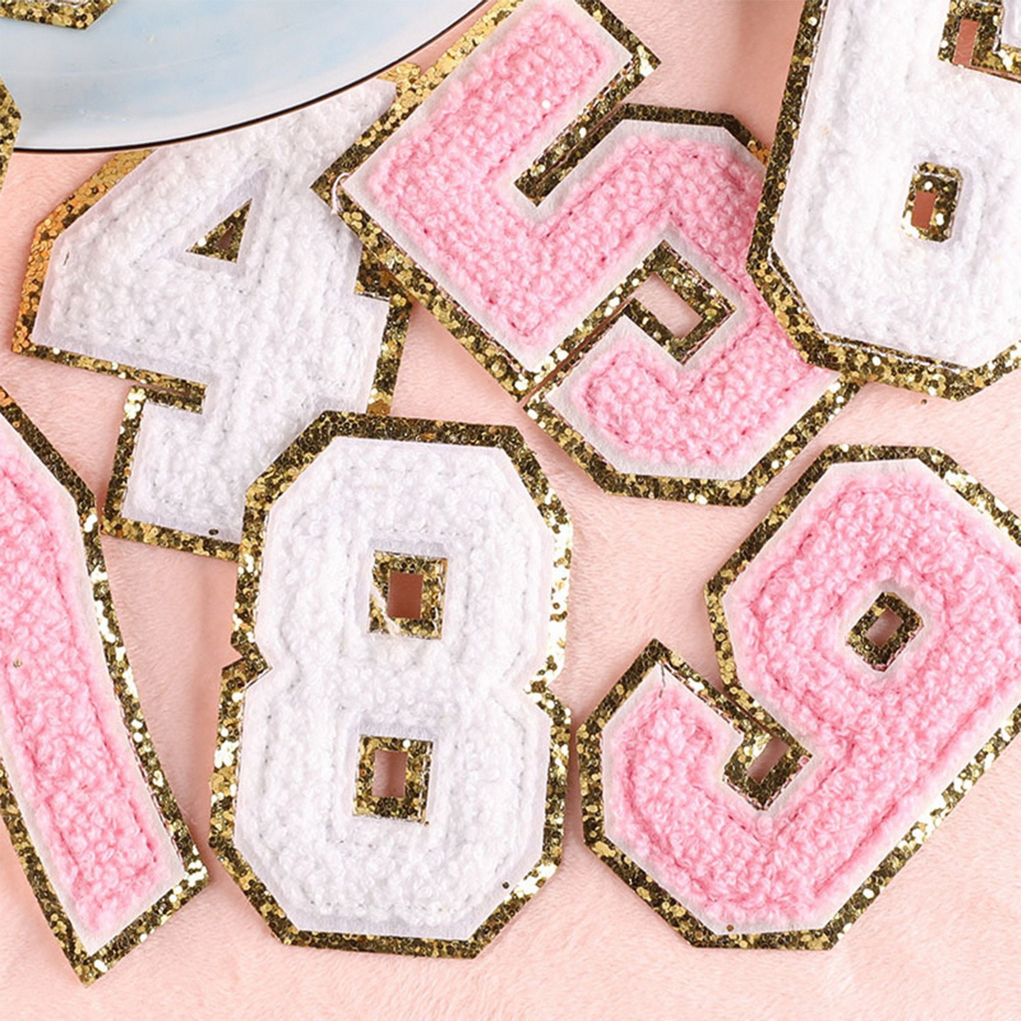 Chenille Numbers Patchsmall Self Adhesive Varsity Numbersdiy - Etsy Canada