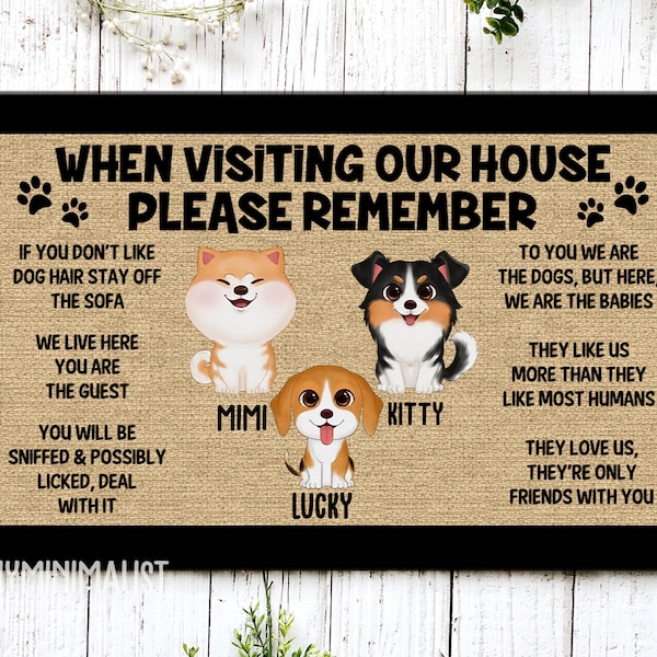 When Visiting My House Please Remember - Etsy