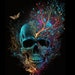 Ai Art | Mystical Aura Dark and Alluring | Skull PNG | Instant Download ...
