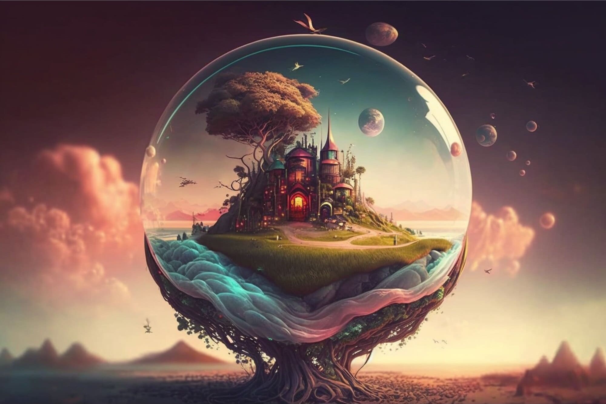 Surreal Sleep | Dreamscape Images | Futuristic Art | Retro Futurism ...