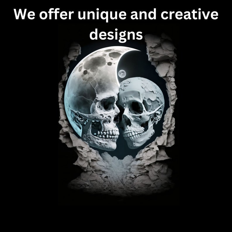 AI Art | Majestic Rise From the Deep | Skull PNG | Instant Download ...