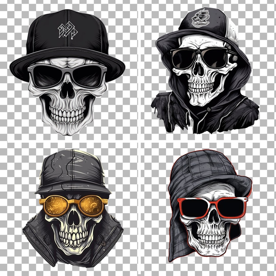 4 High-quality Skull Design Illustrations Perfect for Streetwear T ...