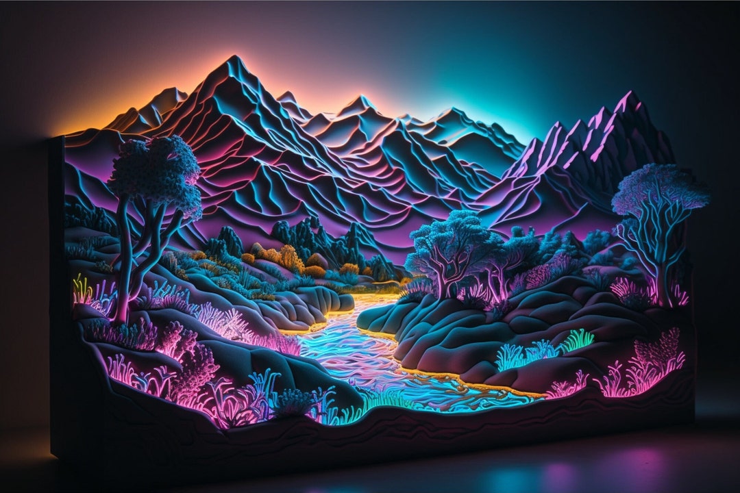 Neon Art | Futuristic Art | Nightscape Images | Retro Futurism ...