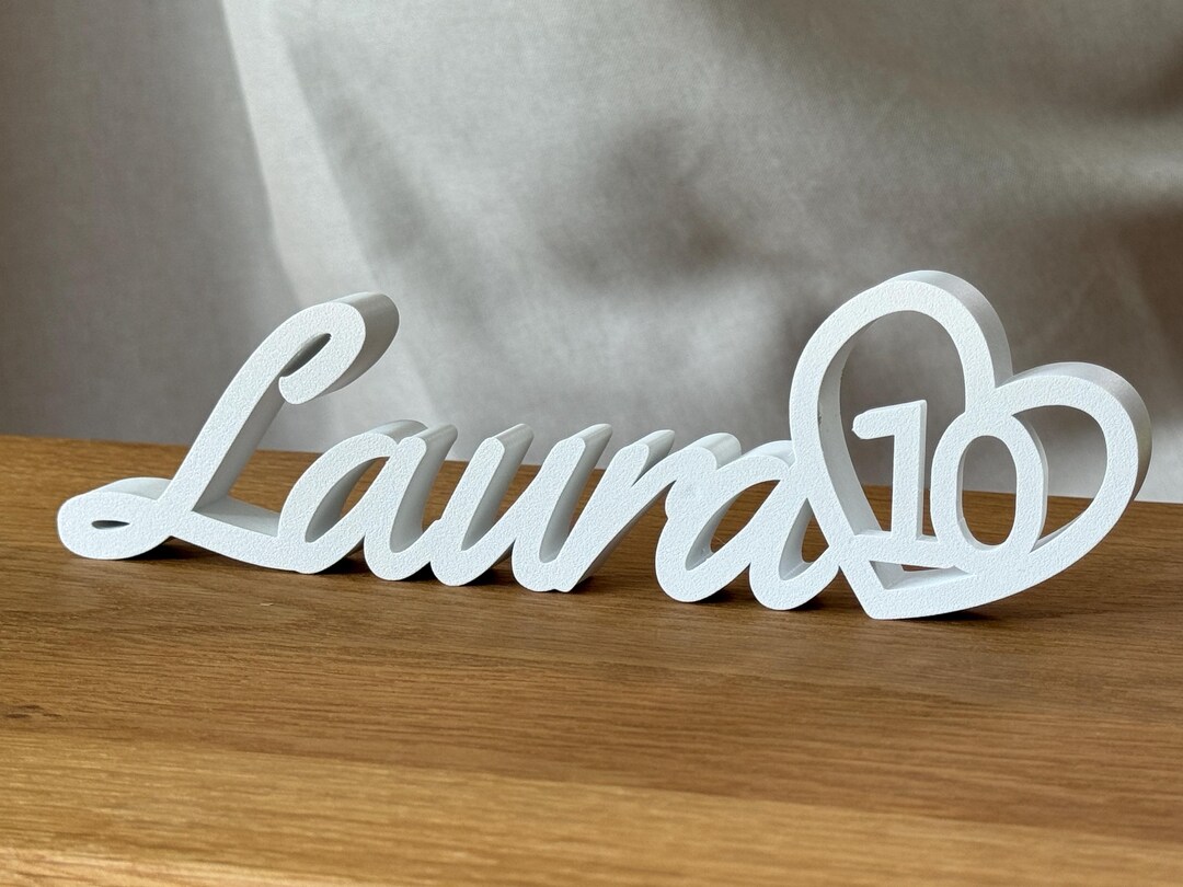 Personalized Lettering With Name and Age for Birthday Parties - Etsy