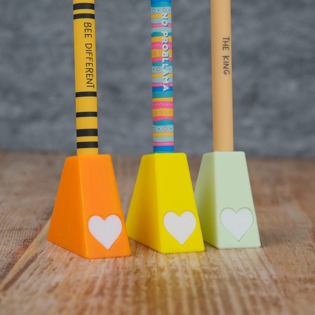 Pen Holder With Embedded Heart for Your Pen Collection Perfect ...