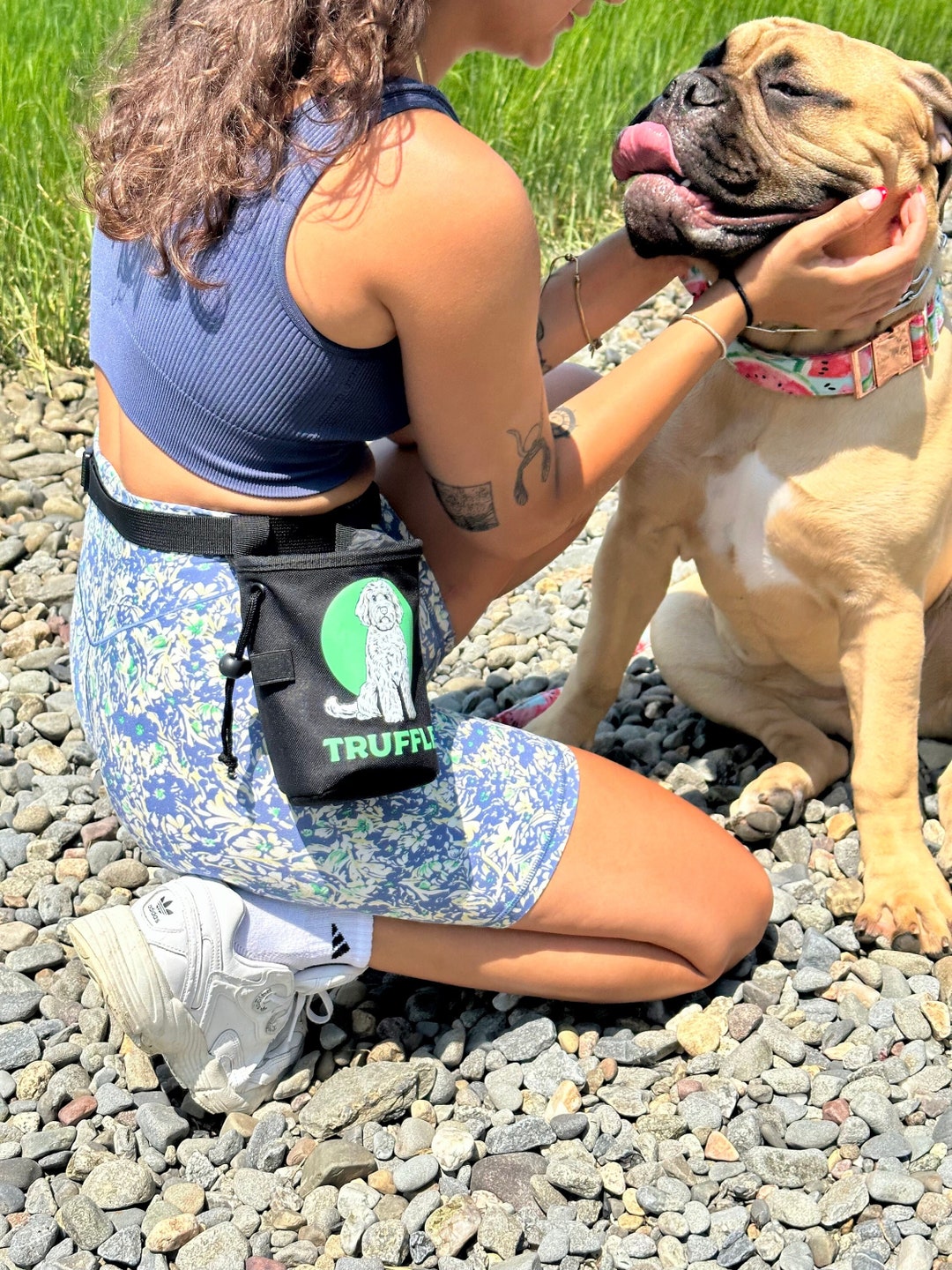 Dog Walking Belt W/ Poop Bag Holder for Dog Mom & Dad - Etsy