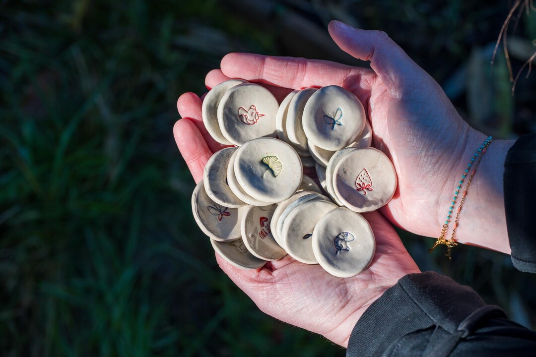 Ceramic Worry Stones. Stress Relief Pebble. Ceramic Relaxation Stone ...