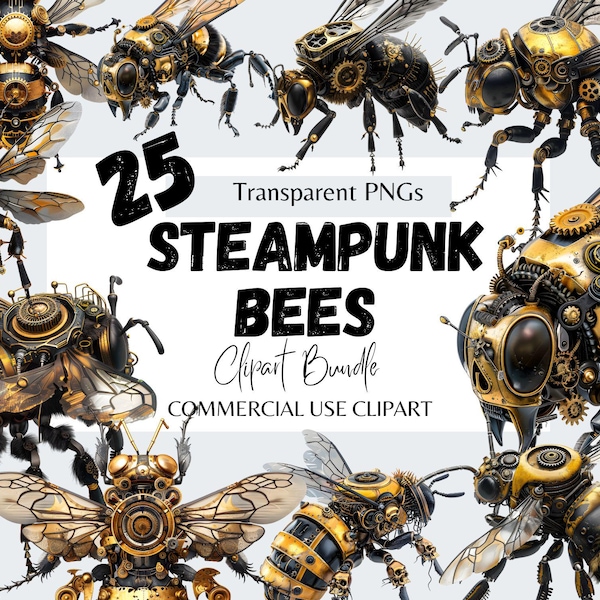 Steampunk Bee - Etsy