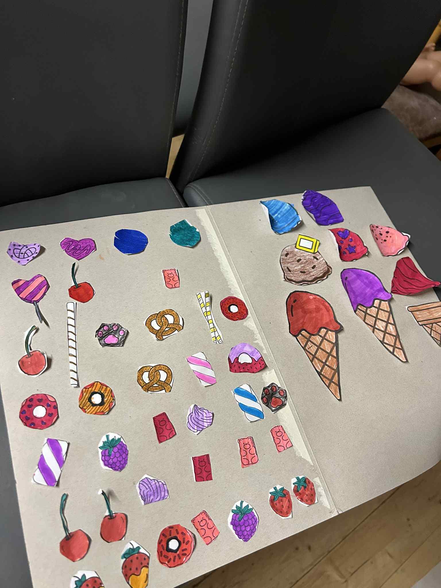 Ice Cream Craft Printable for Kids, Cut and Paste Activity, Summer ...