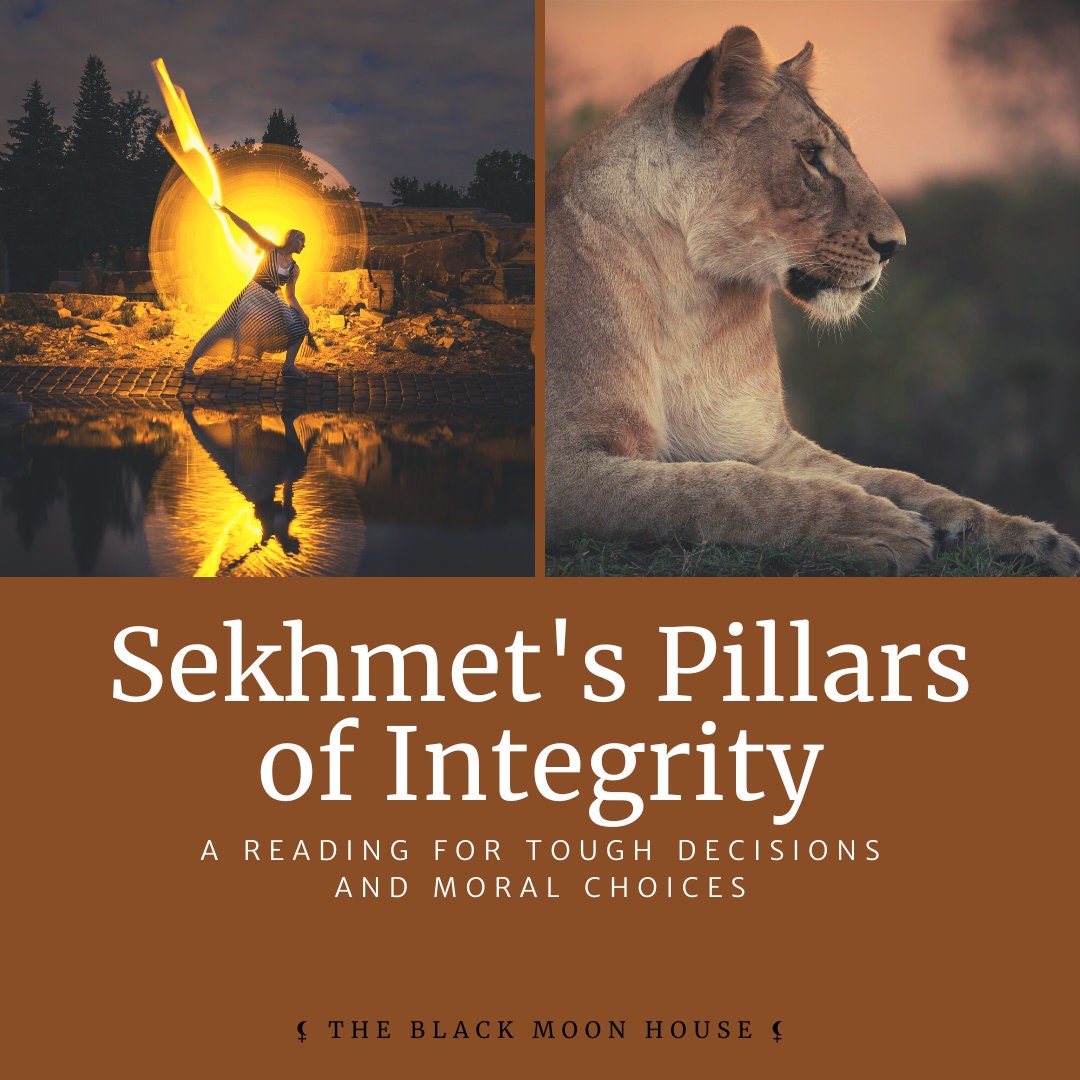 Sekhmet's Pillars of Integrity: A Reading for Tough - Etsy