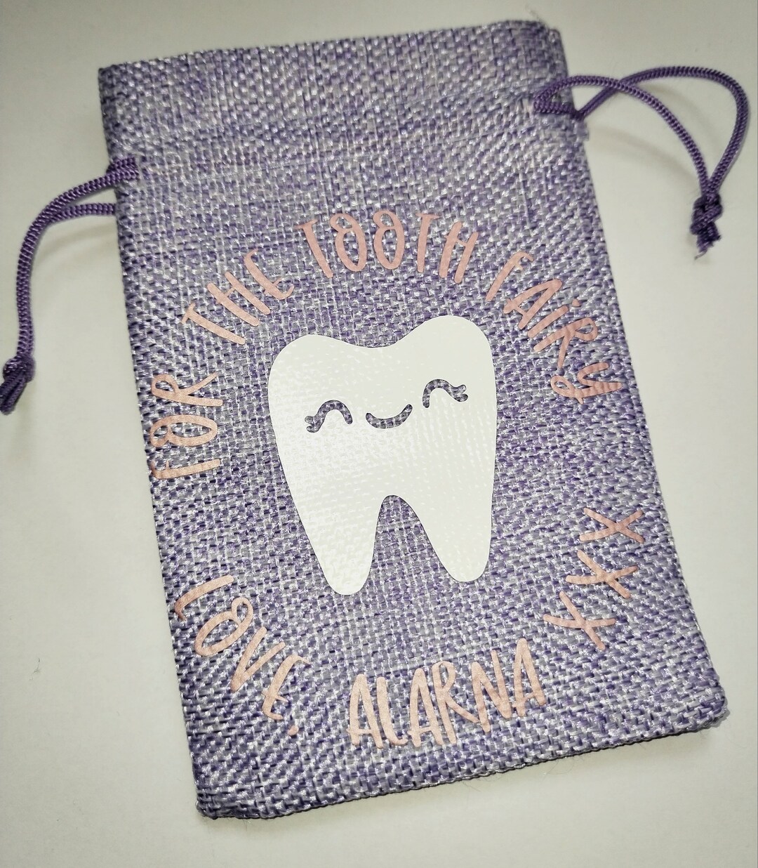 Personalised Tooth Fairy Bag, Custom Toothfairy Pouch, Toothfairy Gift ...