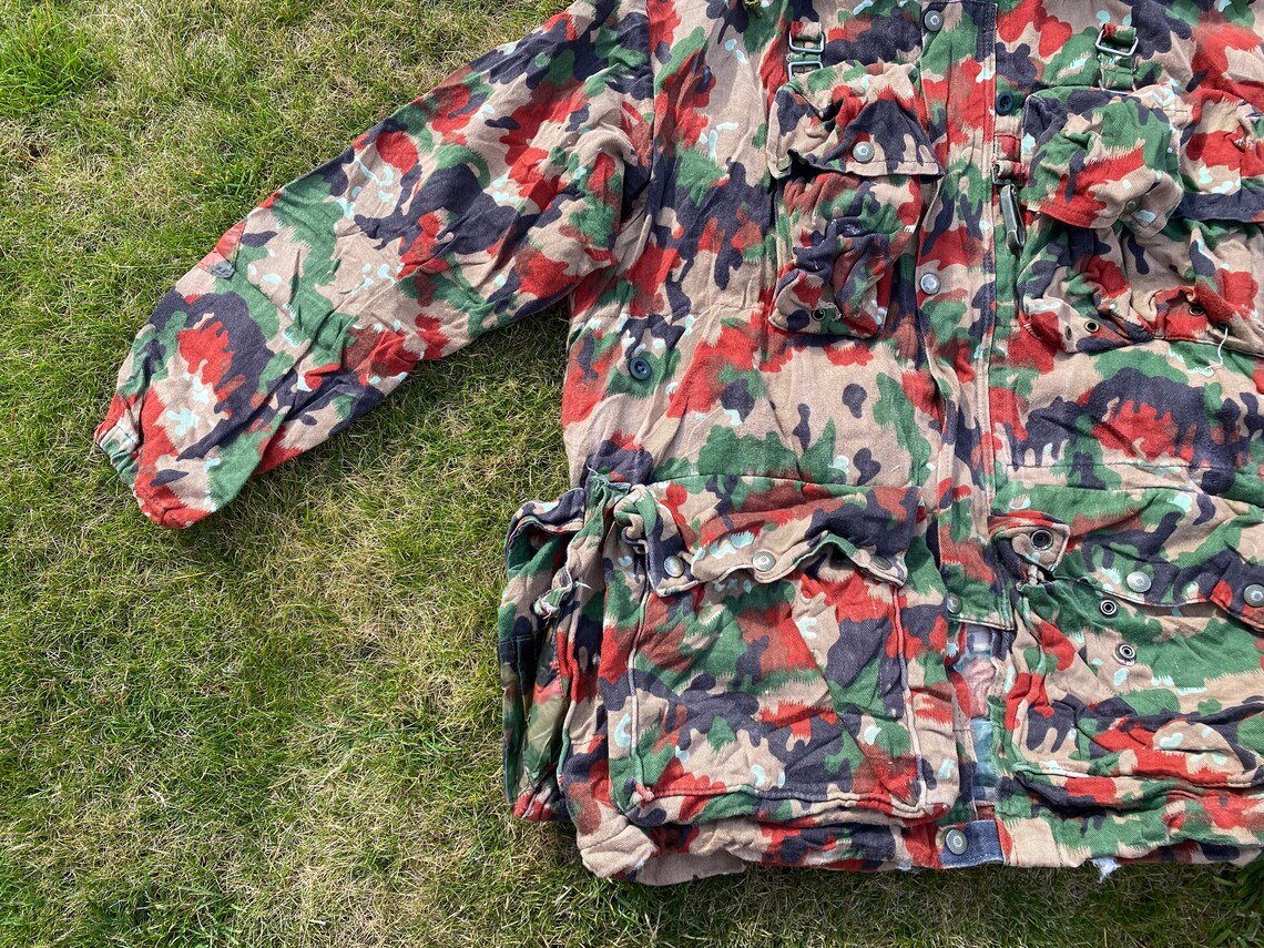 Vintage Swiss Army Alpenflage Mountain Jacket TAZ 83 Camo - Etsy UK