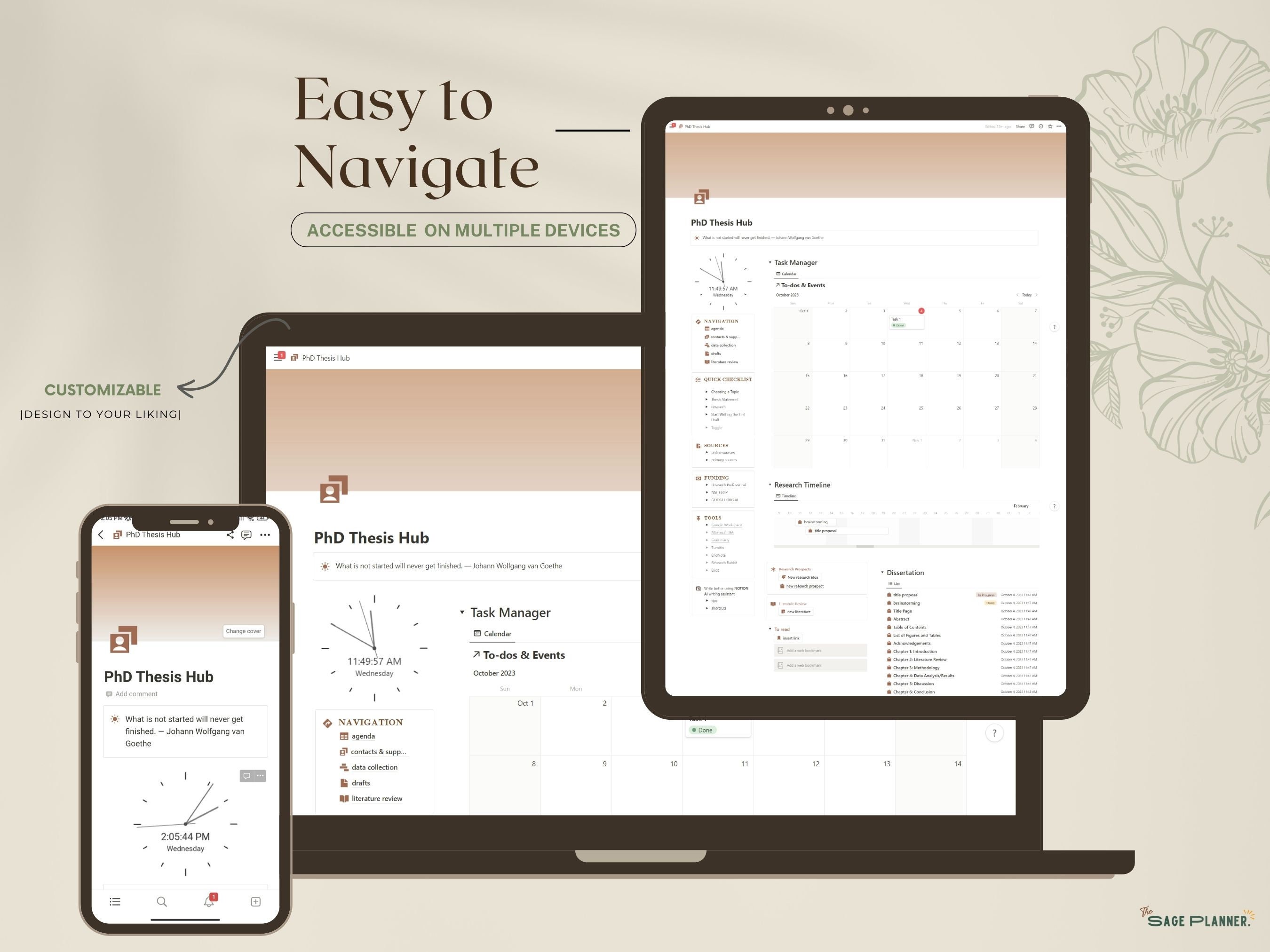 Notion Phd Dissertation Thesis Planner Undergraduate Research Planner ... Notion Phd Dissertation Thesis Planner Undergraduate Research Planner ...